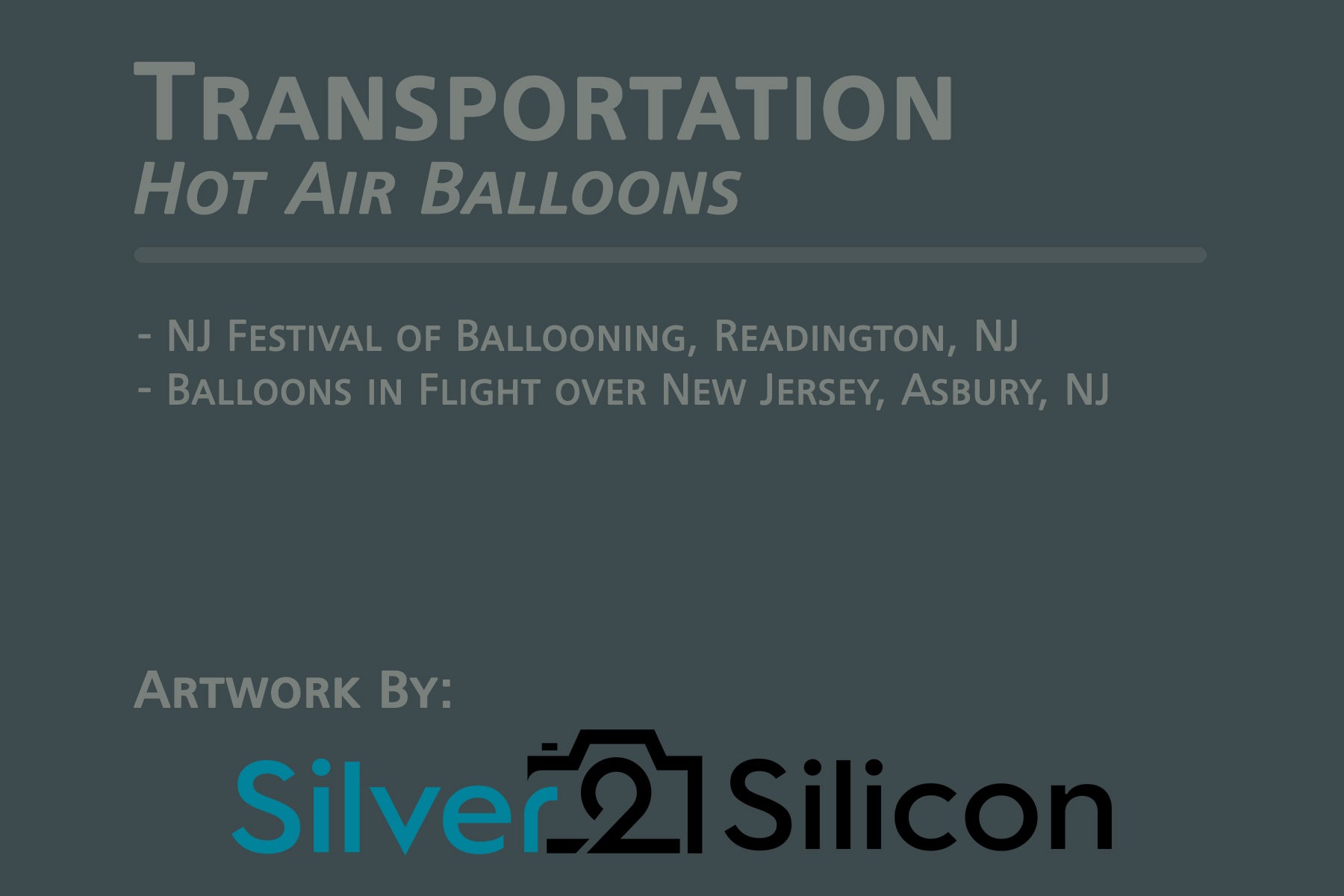 Planes, Trains & Autos: Hot Air Balloons – The Artisan Marketplace